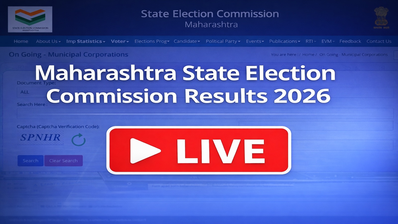 ECI Maharashtra Municipal Corporation Election Results 2026: Check Live ...